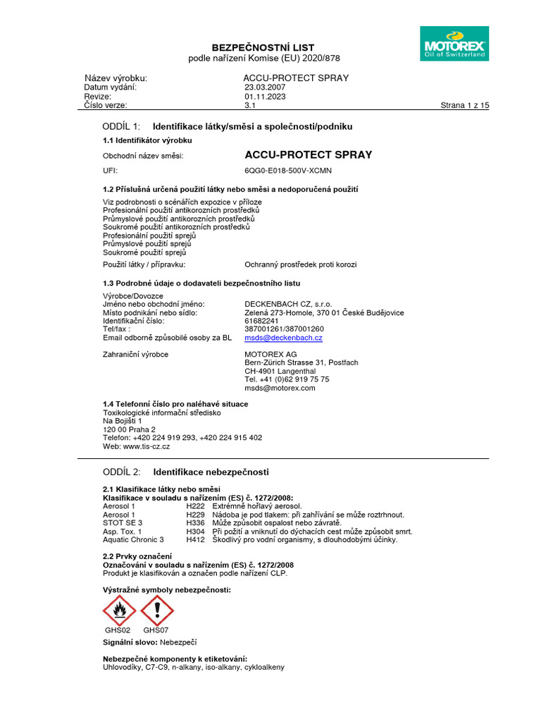 Accu-Protect Spray - 2023 | PDF