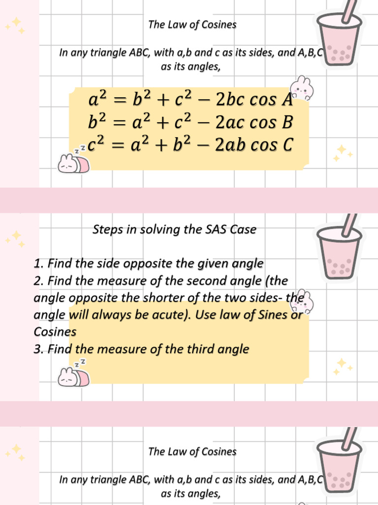Law of Cosine | PDF