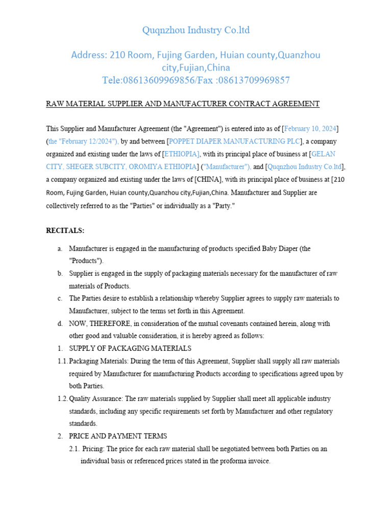 Agreement 2 | PDF | Private Law | Justice