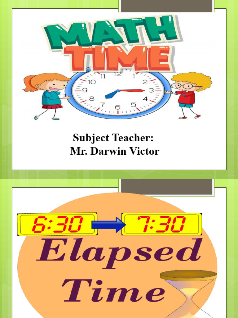 MATH 4 Lesson 15 - Elapsed TIME | PDF | Units Of Measurement | Astronomy