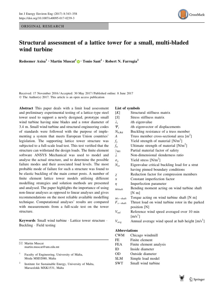 Structural Assessment of A Lattice Tower | PDF | Buckling | Stress ... Structural Assessment of A Lattice Tower | PDF | Buckling | Stress ...
