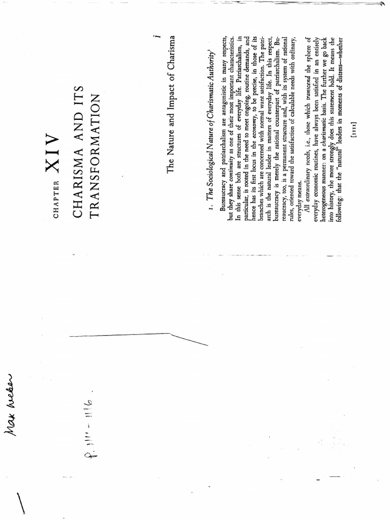 MaxWeber Charisma | PDF