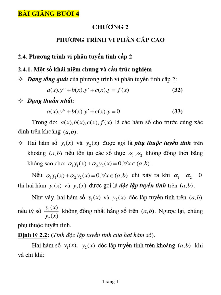Bai Giang Buoi 4 | PDF
