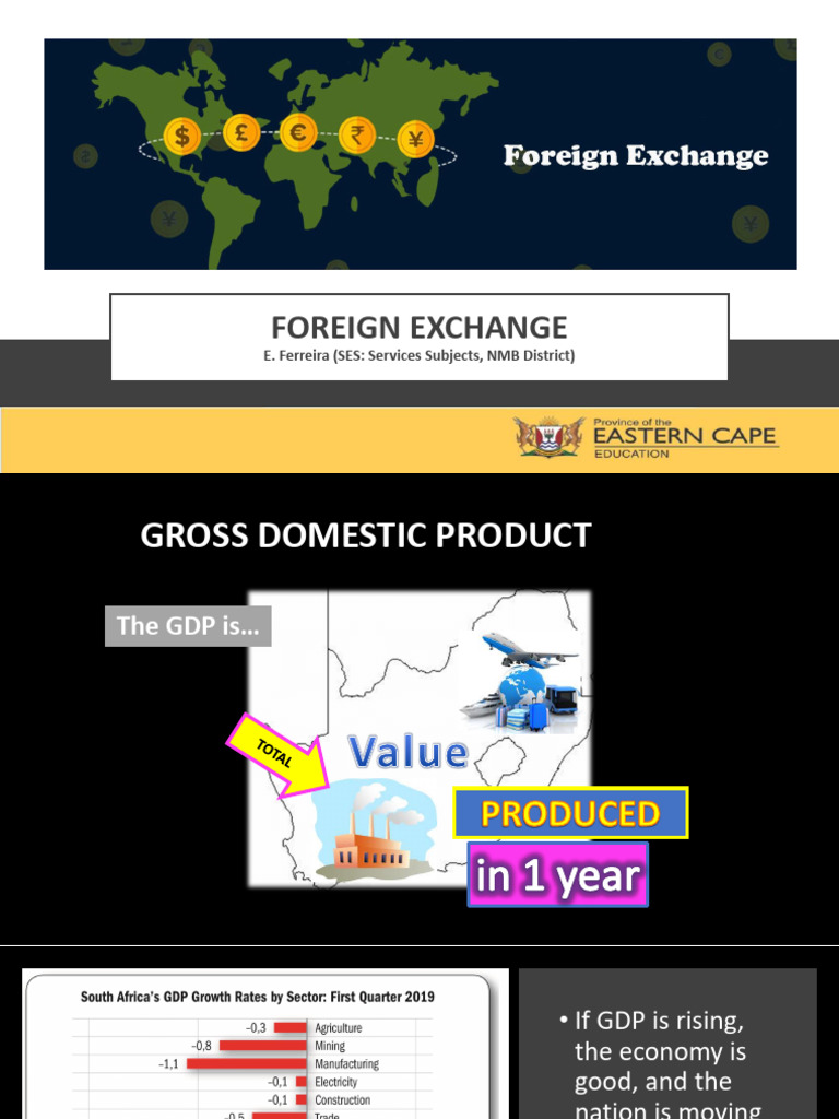 Grade 11 Foreign Exchange | PDF | Exchange Rate | Gross Domestic Product