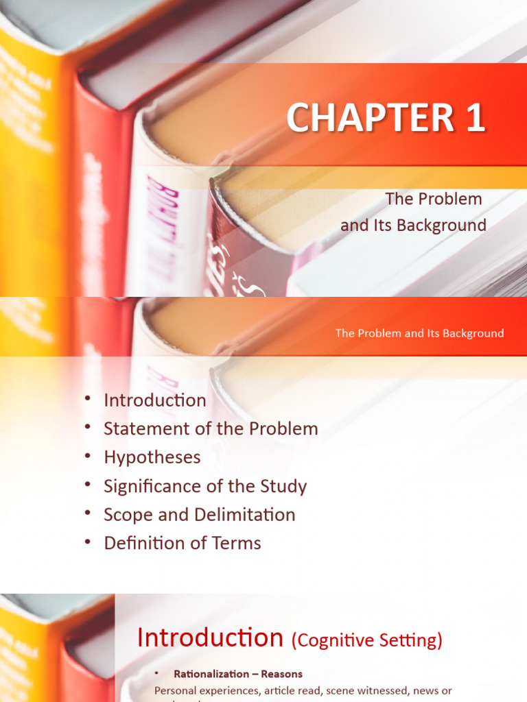 Parts of Chapter 1 - Practical Research 1 | PDF | Hypothesis | Cognition