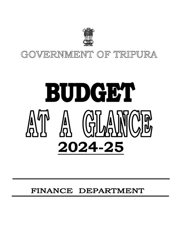 Budget at A Glance 2024-25 | PDF | Government Budget Balance | Balanced ...
