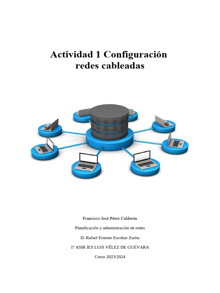 Configuración de redes cableadas | PDF | Protocolos de internet | Internet