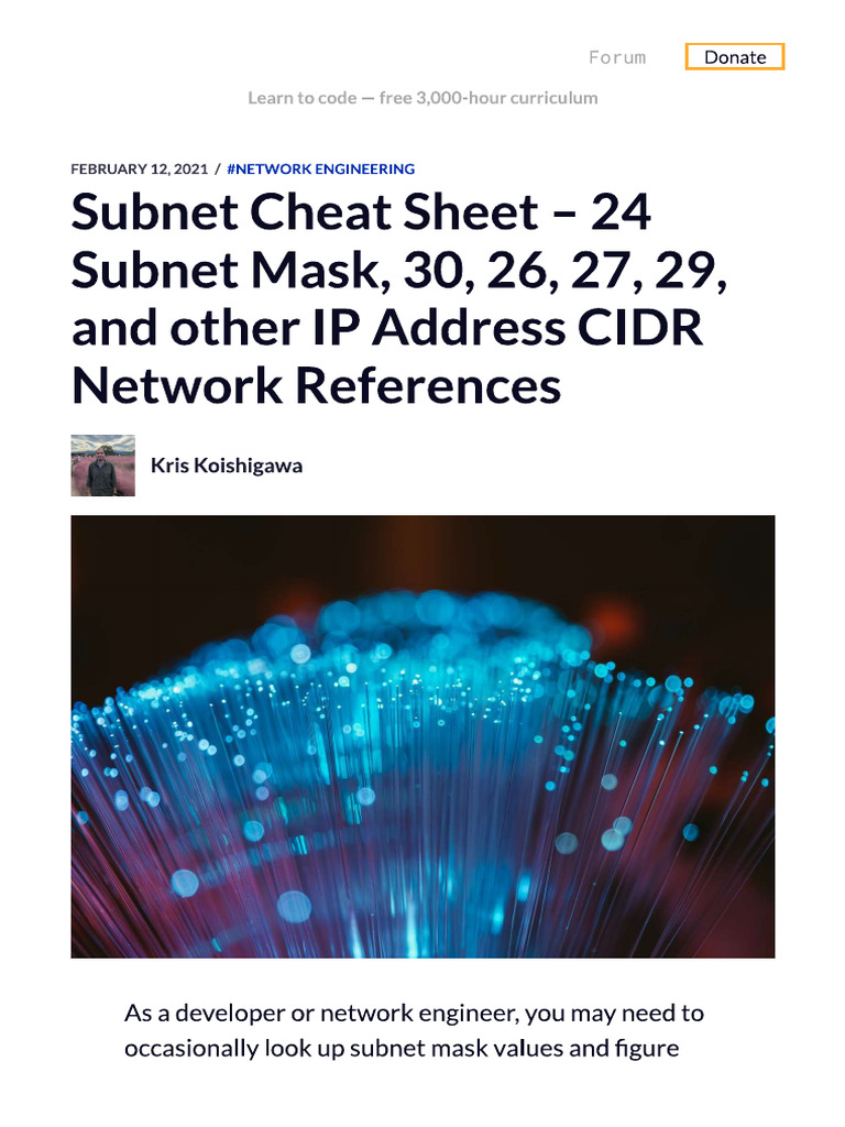 IP Subnet | PDF