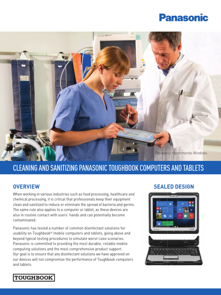 TOUGHBOOK Cleaning and Sanitization Guide September 2019 | PDF ...