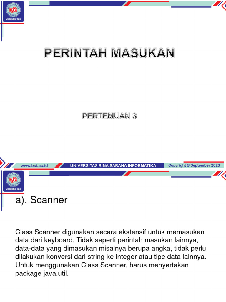 Panduan Dasar Pemrograman Java | PDF