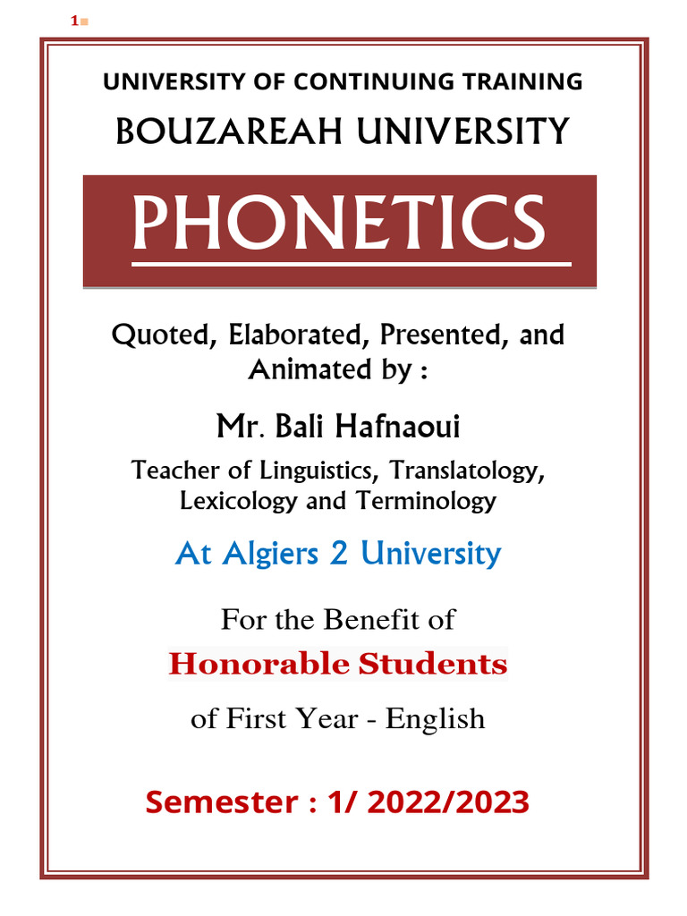 PHONETICS-BALI-S-01 (1) | PDF | Larynx | Human Throat