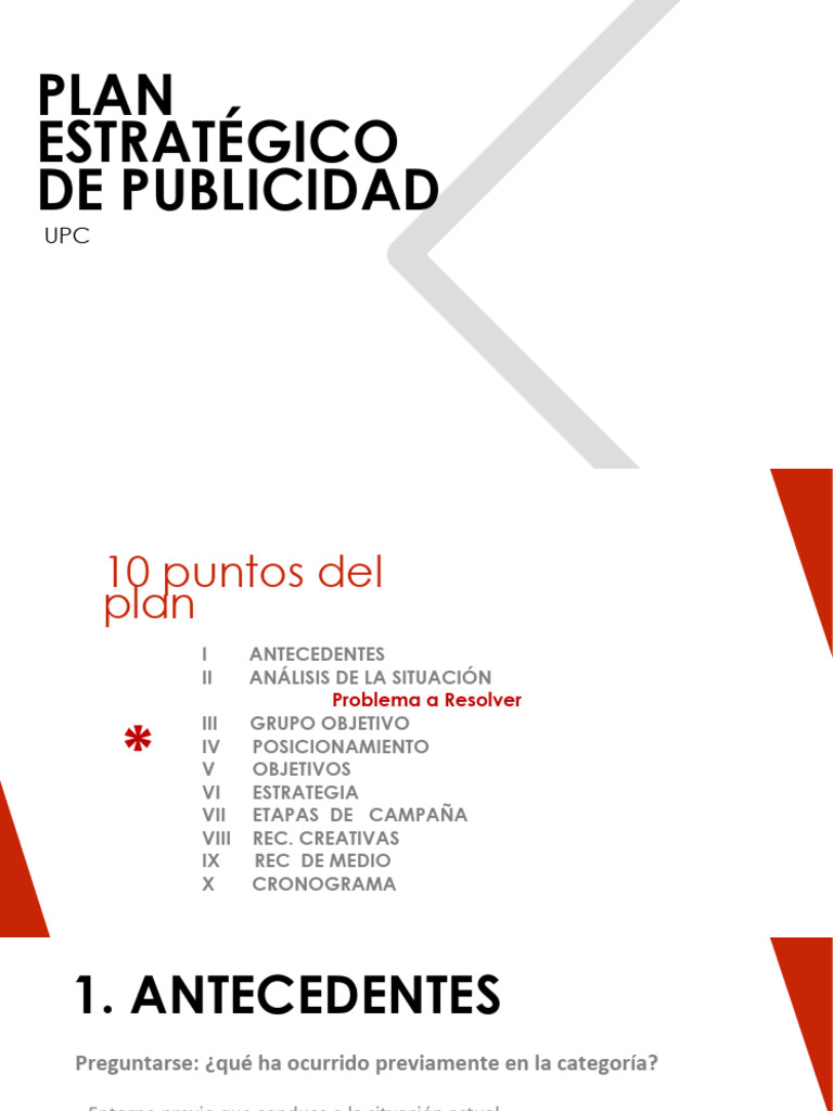 Upc Plan Estrategico 4 Primeros Pasos | PDF | Marca | Comportamiento