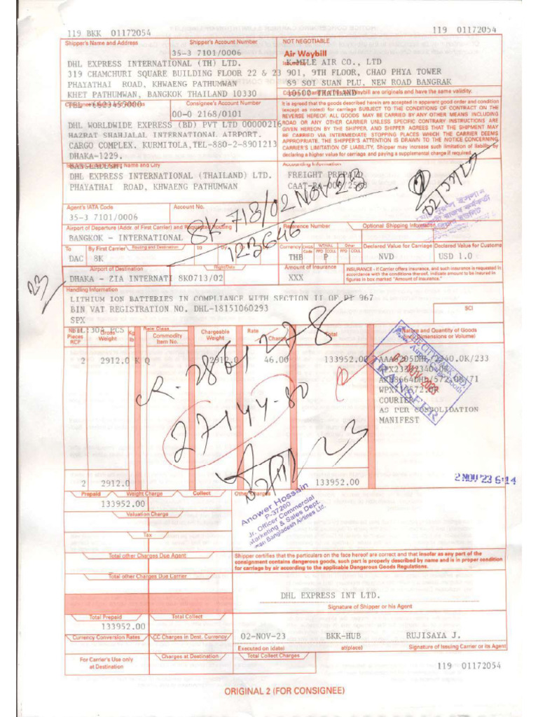 Mawb 11901172054 | PDF