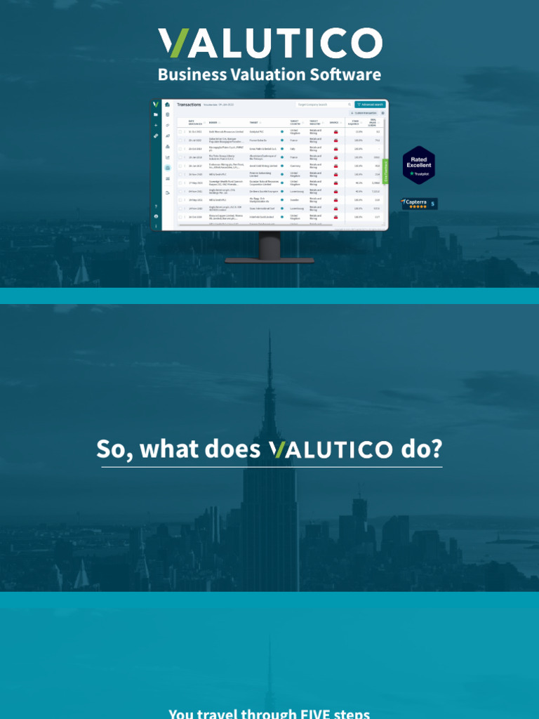 Valutico - Deck | PDF | Business Valuation | Valuation (Finance)