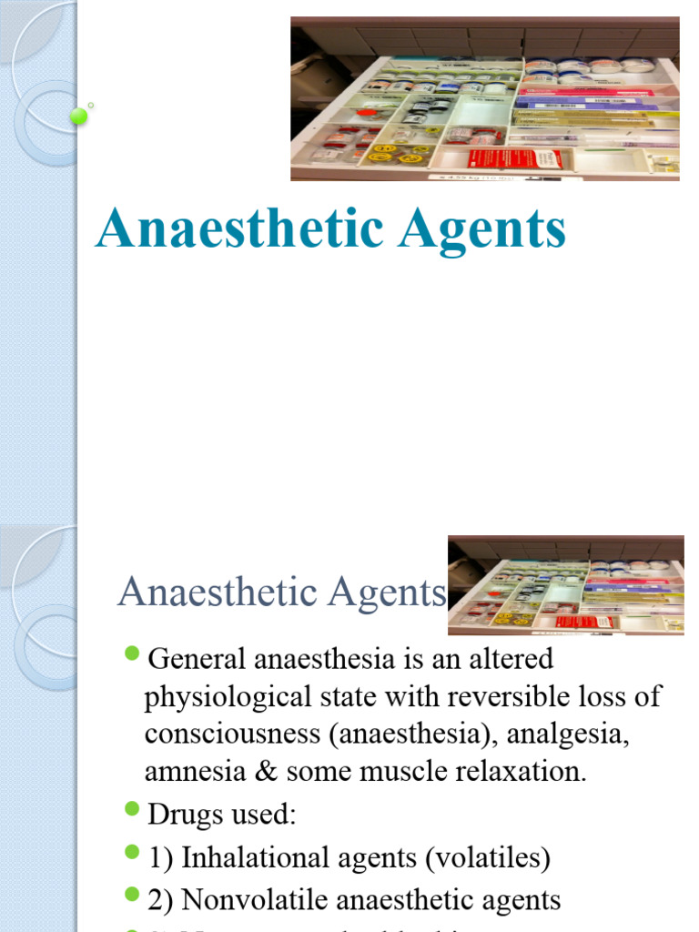 IV Anaesthetic Agents Updated | PDF | Anesthesia | Pharmacology