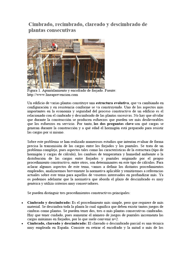 Apuntalamiento Sub-apuntalamiento | PDF | Hormigón | Materiales de construcción