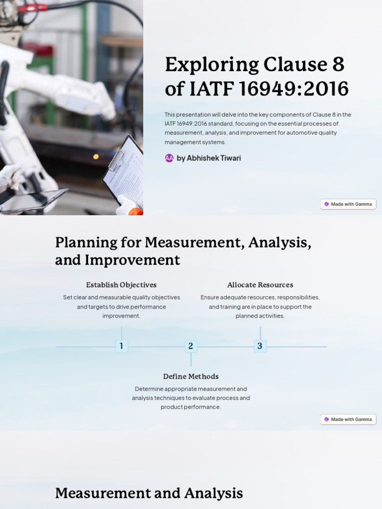 Understanding Clause 8 of IATF 169492016 | PDF | Internal Audit | Business