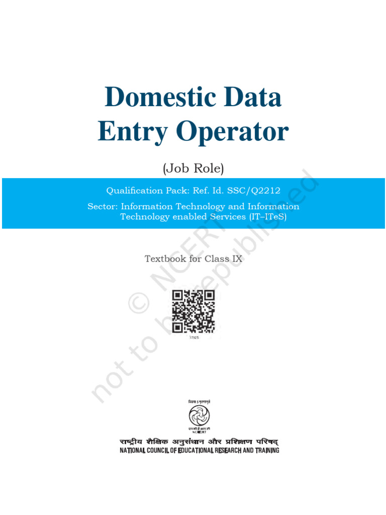 Domestic Data Entry Operator English Class 9 | PDF | Outsourcing ...