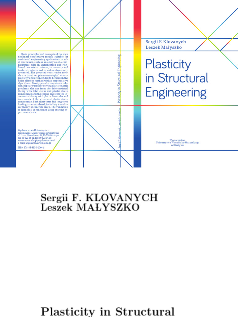 Plasticity in Structural Engineering 201 | PDF | Finite Element Method ...
