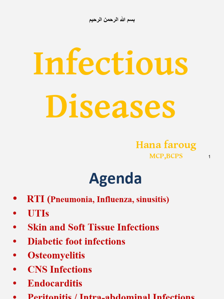 Infectious Diseases. | PDF | Influenza | Pneumonia