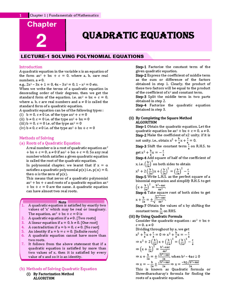 Ilovepdf Merged | PDF | Quadratic Equation | Factorization