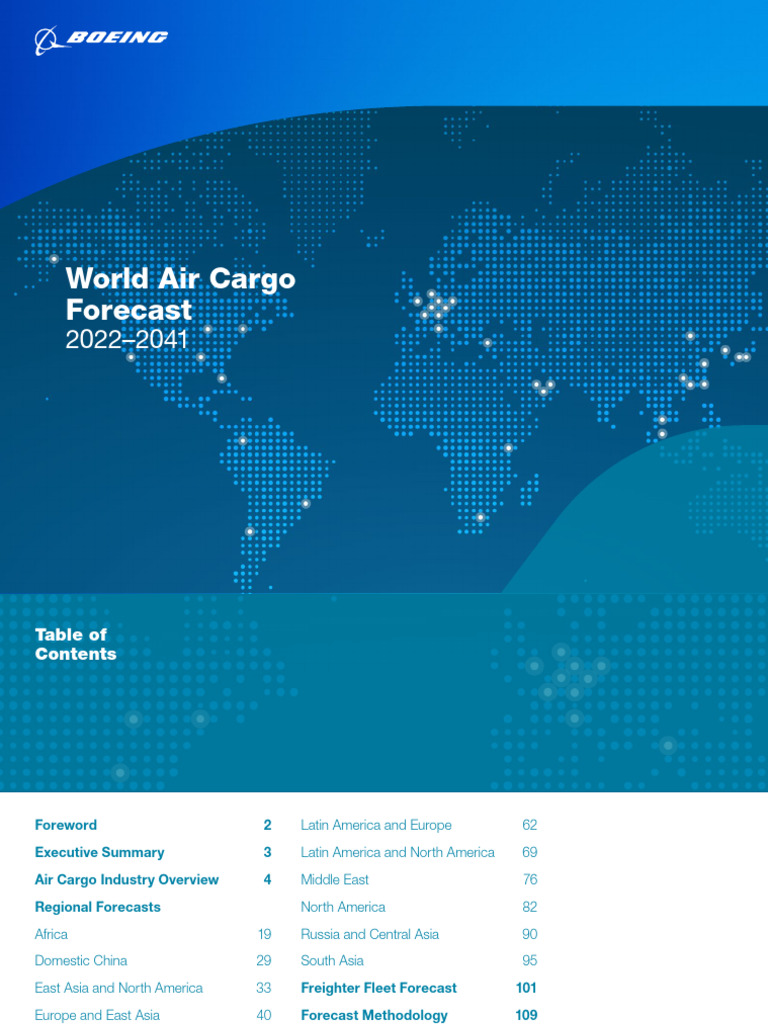World Air Cargo Forecast 2022-2041 | PDF | Cargo | Transport