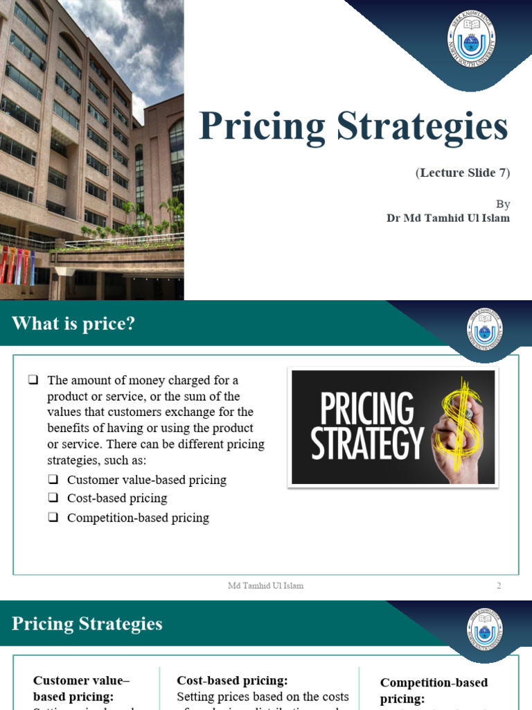 BUS+620+ +Lecture+Slide+7 | Download Free PDF | Pricing | Investing