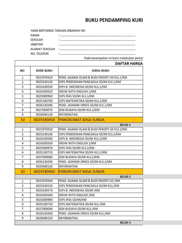 Link Siplah Erlangga (CV Bima Fix) | PDF