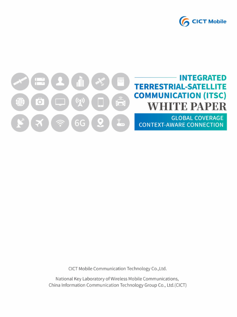 Integrated Terrestrial-Satellite Communication (Itsc) | PDF | Duplex (Telecommunications ...