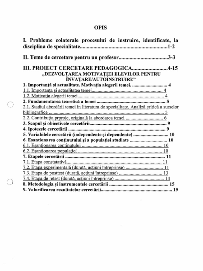 Metodologia Cercetarii | PDF