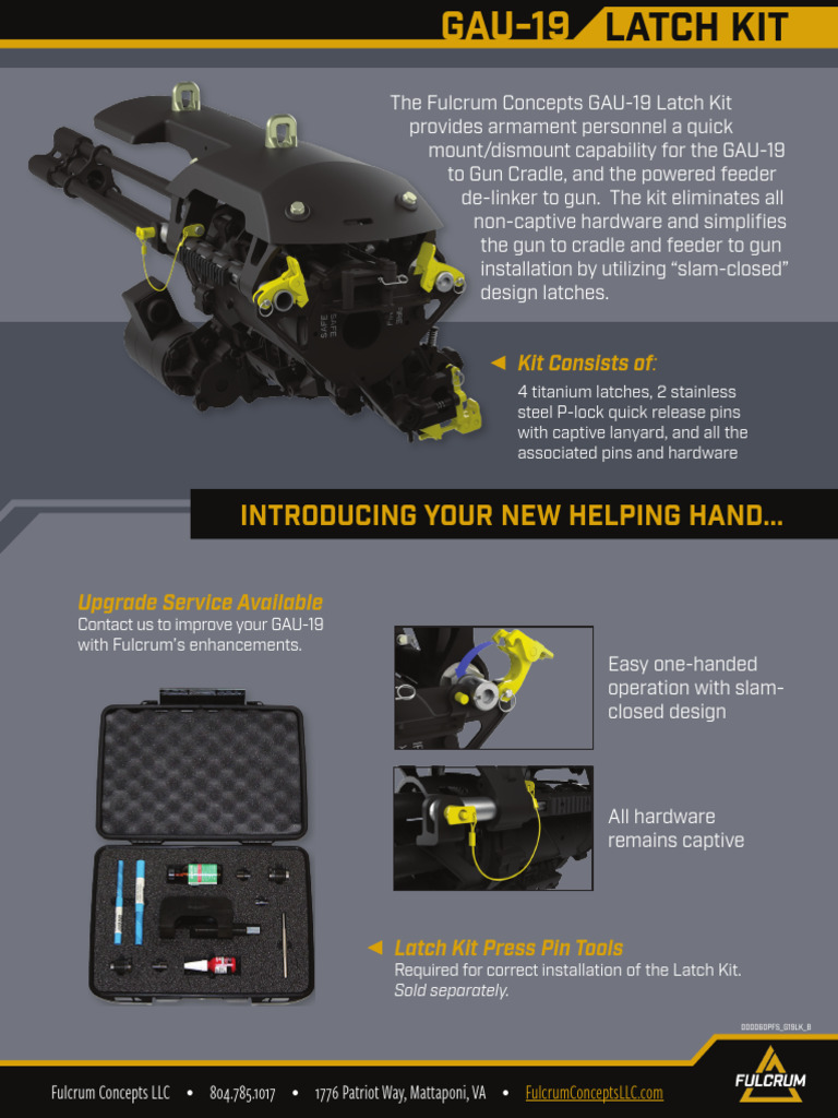 Gau-19 Latch Kit | PDF