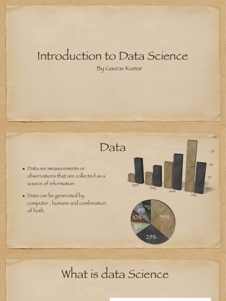 Data Science Module1 | PDF | Data Science | Data Analysis