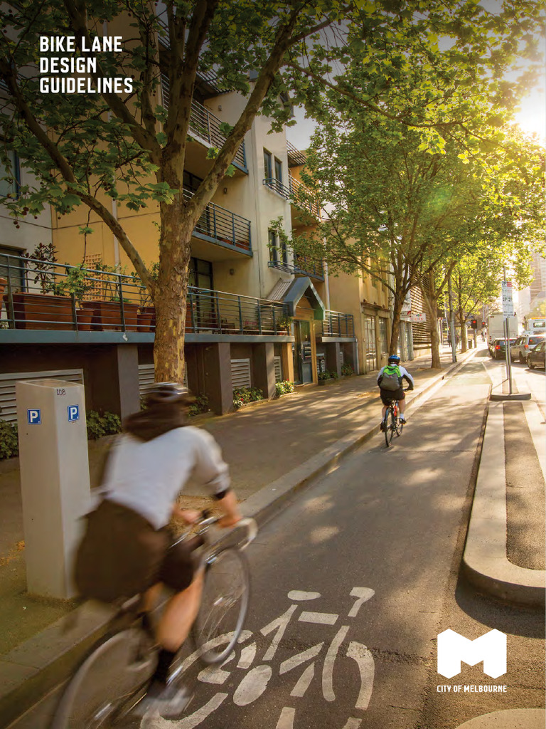 Chevron Bike Lane Design Guidelines | PDF | Cycling Infrastructure ...
