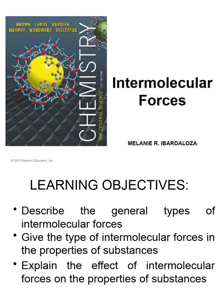 Powerpoint For Chapter 11 | PDF | Intermolecular Force | Chemical Polarity