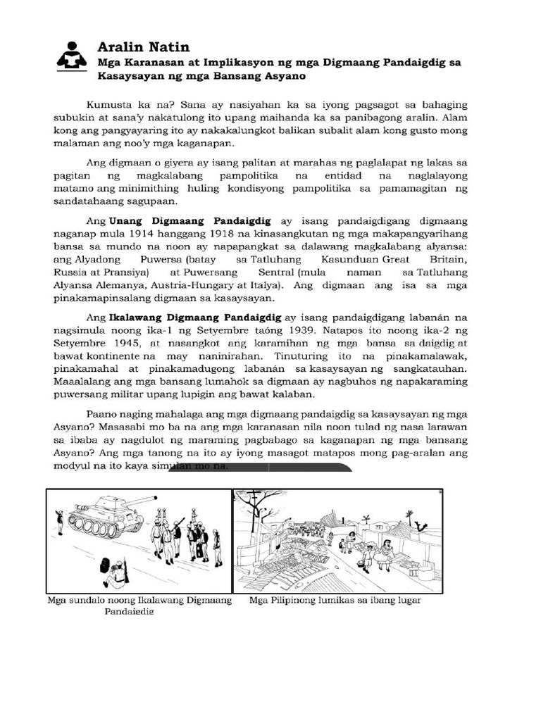 Aral.pan Module 3 | PDF