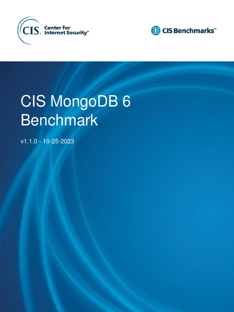 CIS Mongodb 6 Benchmark v1.1.0 PDF | PDF | Mongo Db | Public Key Certificate