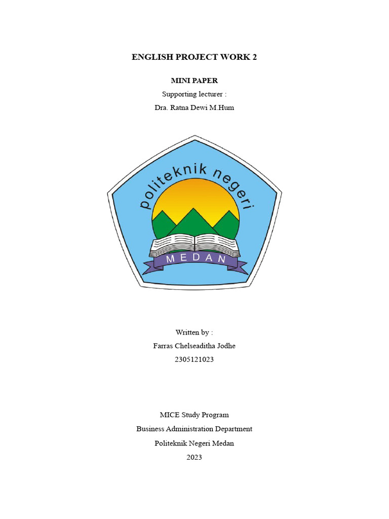 Mini Paper Bahasa Inggris | PDF | Drink | Entrepreneurship