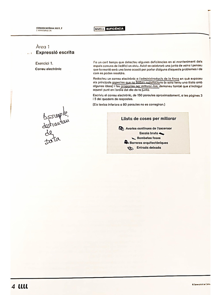 Examen Ramon Llull Conv 2 - 2023 | PDF