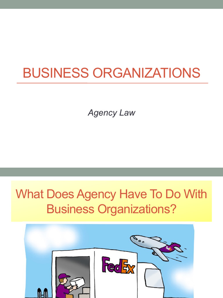 Agency | PDF | Legal Liability | Law Of Agency