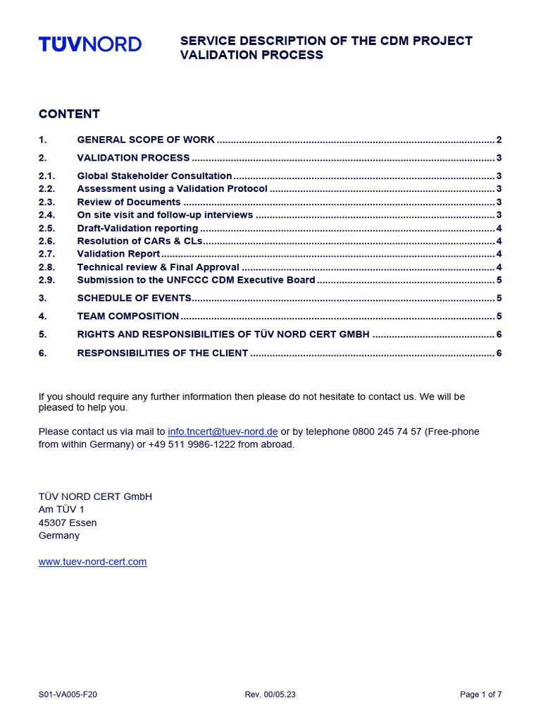 CDM Project Validation Guide | PDF | Clean Development Mechanism
