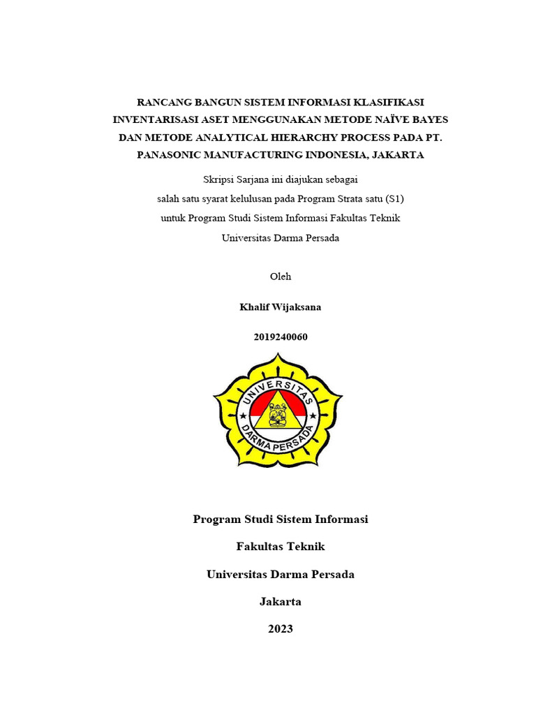 Contoh Skripsi Iot Pdf Komputer