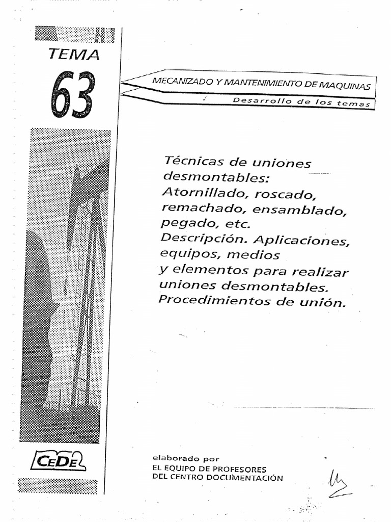 pt63 Uniones Desmontables | PDF
