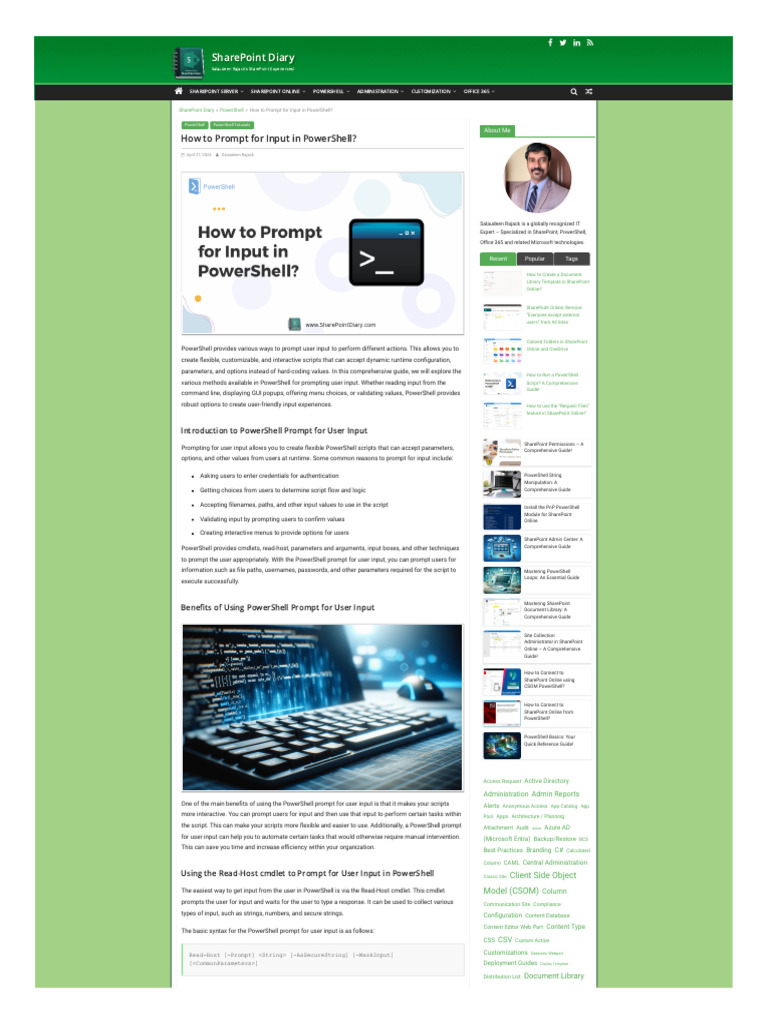 WWW Sharepointdiary Com 2021 10 Prompt For Input in Powershell HTML ...