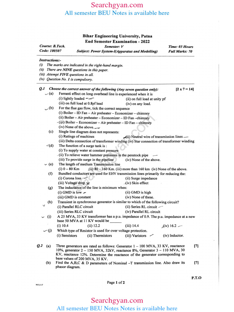Power System 1 | PDF | Electric Power Transmission | Electrical Components
