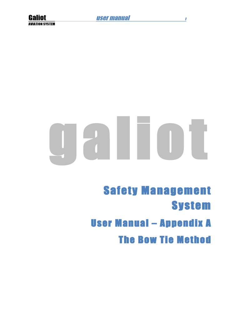 Bow Tie Method in Aviation Safety | PDF | Risk | Hazards
