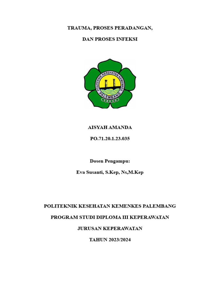 Trauma, Peradangan, Infeksi | PDF
