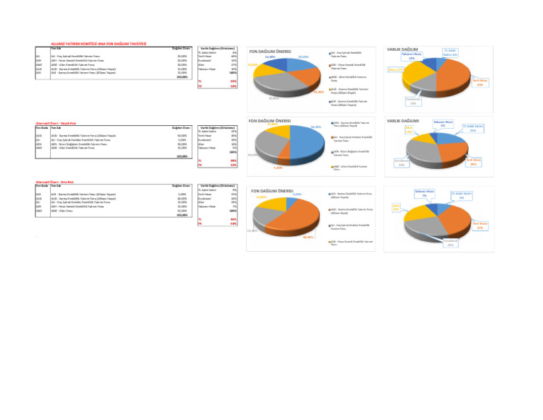 Portfoy - Dagılım Raporları - Değerlendirmesi 082023 | PDF
