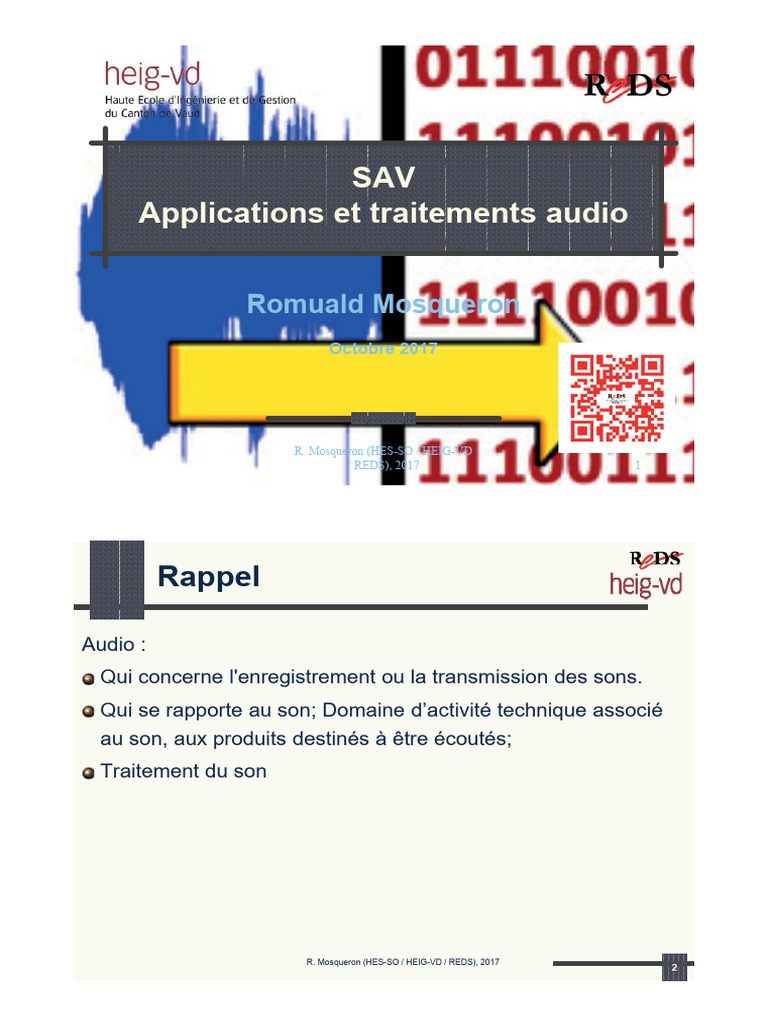 03 Application Audio | PDF