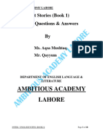 First Year English Book 1 Solved Notes | PDF