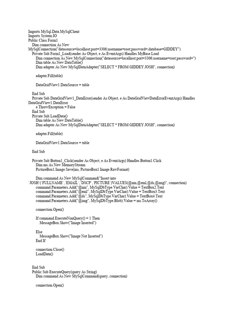 CRUDPICTUREBOX | PDF | Computer Science | Data Management